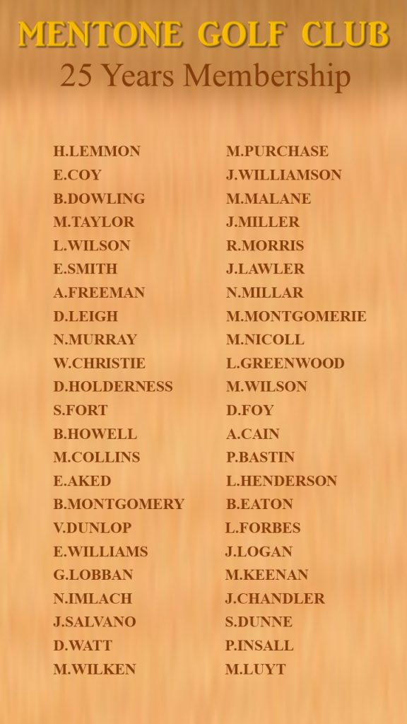 Our Club - Mentone Golf Club